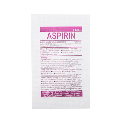 Antacid Tablet Packet Each Mfasco Health And Safety