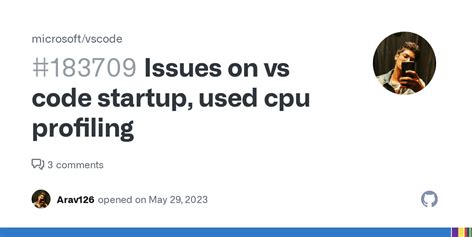 Issues On Vs Code Startup Used Cpu Profiling Issue