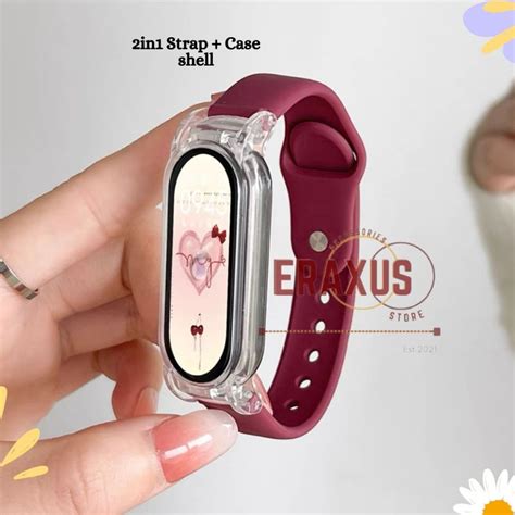 Jual Eraxus Strap Rubber Xiaomi Mi Band Liquid Silicone Strap In With