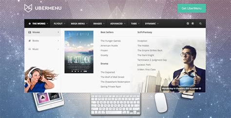 Wordpress Custom Menu Template