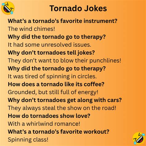 Tornado Jokes And Puns Laugh Your Way Through The Storm