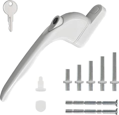 BRITECO Universal UPVC Window Handle Multi Position Lockable With Keys For Secure Windows
