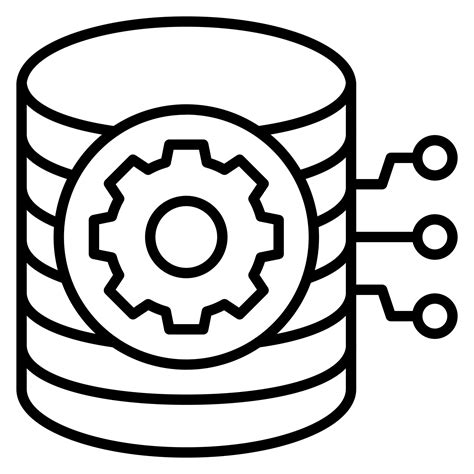 Database Settings Vector Icon 21655708 Vector Art At Vecteezy
