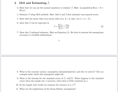 8 What Is The Constant Variance Assumption