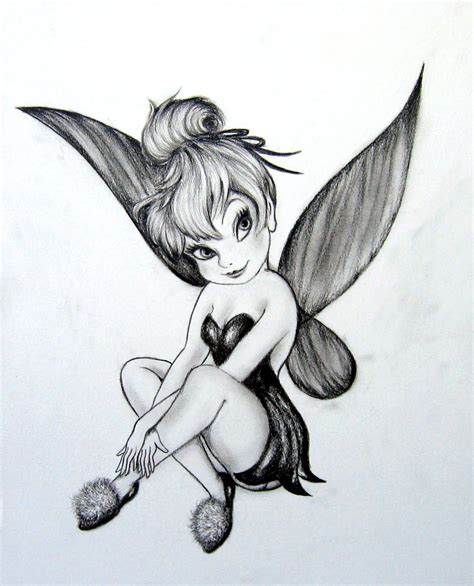 Tinkerbell Black And White My Personal Blog Black And White Tinker Bell