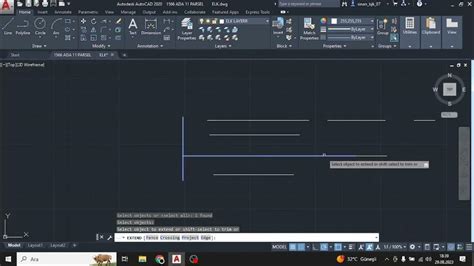 Autocad Chamferextendfilletmirrortrim Komutları Youtube