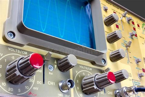 Oscilloscope Analogue Oscilloscope Whit Sinusoidal Wave Electronic Measuring I Ad