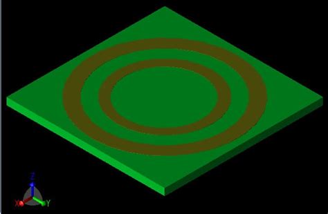 Double Ringed Frequency Selective Surface Remcom