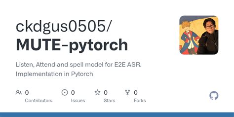 Github Ckdgus Mute Pytorch Listen Attend And Spell Model For E E Asr Implementation In