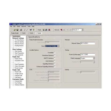 Free Download Tait T2000 Series Programming Software