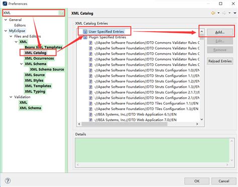 Myeclipse Xsd配置xml自动提示myeclipse 配置xml提示 Csdn博客