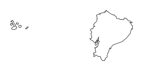 Ecuador Map Outline Svg Cricut Silhouette Cut File Digital Download
