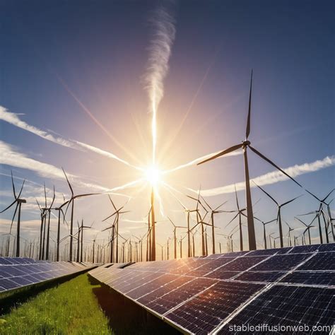 Solar Power Generation Stable Diffusion Online