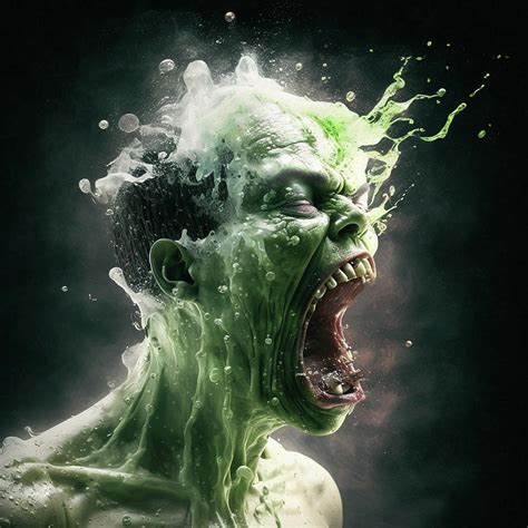 Zombie Ectoplasm V01 2 Digital Art By Vincent Carter Fine Art America