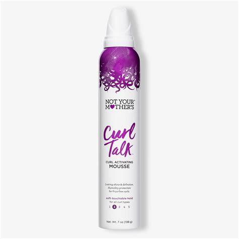 Not Your Mothers Curl Talk Curl Activating Hair Mousse For Lightweight Hold 7 Oz