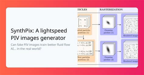 Synthpix A Lightspeed Piv Images Generator Ai Research Paper Details