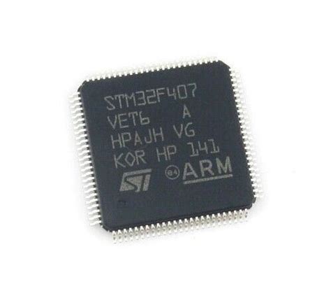 St Chip Stm32f407vet6 Lqfp100 Microcontroller Stm32 32 Bit Arm