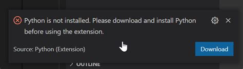 python extension thinks python is not installed · microsoft vscode