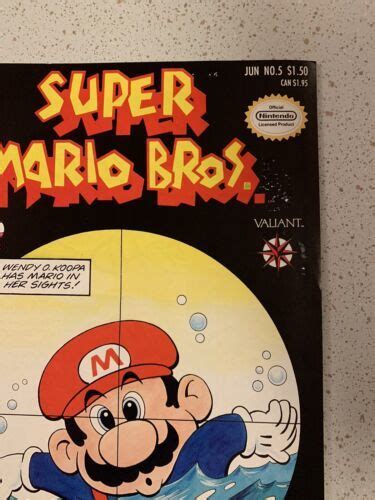 Super Mario Bros 5 Valiant Comics 1991 Rare Key Issue Video Game