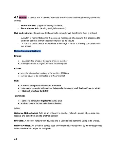 Ict Notes Pdf Computer Network Telephone