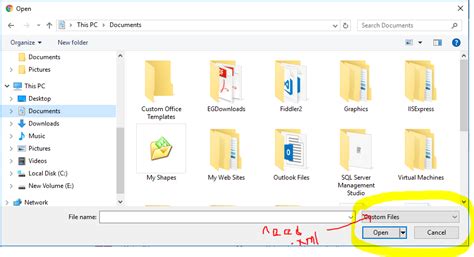 Html Need Only Accept Xml Files And Only Show Xml File Extension In