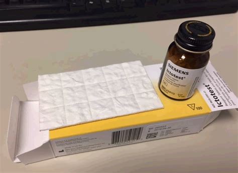 Bay2591 Tablets Reagent Ictotest Test For Bilirubin In Urine Ea 100 Bees Medical