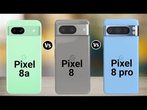 Google Pixel 8a Vs Pixel 8 Vs Pixel 8 Pro 5g Camera Comparison Pixel