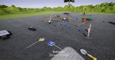 Destructible Street Props 3d Exterior Unity Asset Store