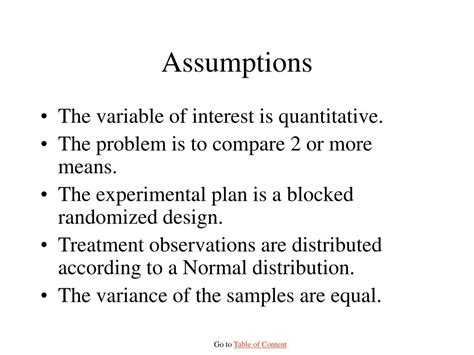 Ppt Analysis Of Variance Randomized Blocks Powerpoint Presentation