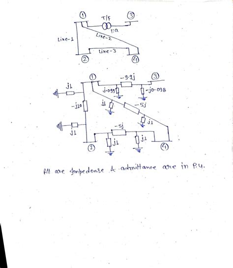 Solved A 4 Bus Power System Has The Following Model Data Transmission Course Hero
