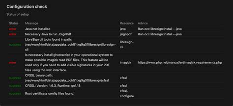 Setup With Nextcloud Aio · Issue 1409 · Libresignlibresign · Github