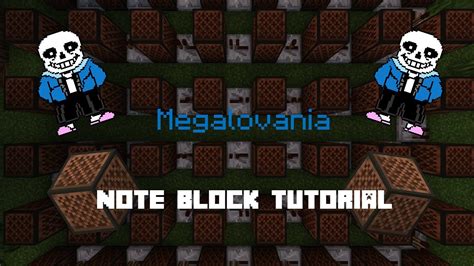 Undertale Megalovania Minecraft Note Block Tutorial YouTube