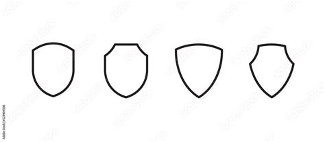 insurance protection and security shield symbol flat vector illustration stock vector adobe stock