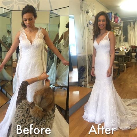 Wedding Dress Alterations Before And After Elite Alterations