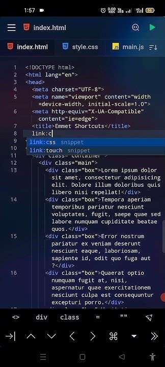 Faster Html And Css With Emmet Emmet Vscode A Html Css Project Shorts Vasttechcode Youtube
