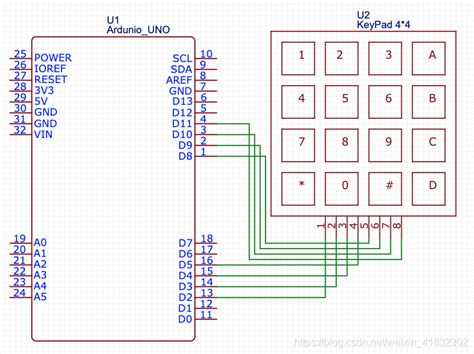 Arduino笔记实验初级阶段—keypad小键盘arduino Keypad Csdn博客