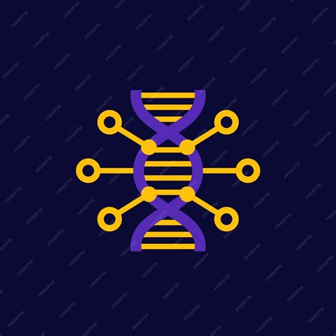 Premium Vector Dna Sequencing Genetics Vector Icon