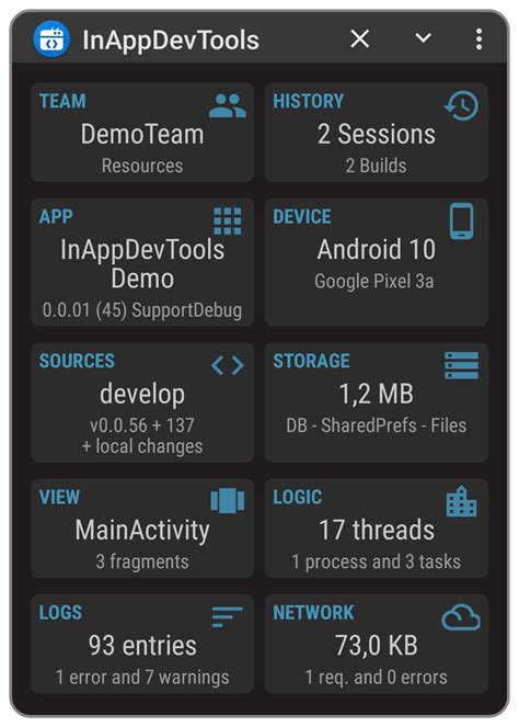 Github Rafaco Inappdevtools Android Library With A Collection Of Tools For Debugging