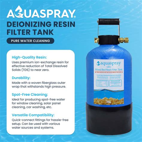 High Quality Deionizing Resin Tank 4gal Equipmaxx