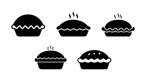 Pie Silhouette Illustration 56522048 Vector Art At Vecteezy