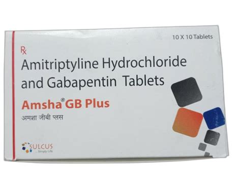Amitriptyline Hydrochloride Gabapentin Tablet At ₹ 192 75 Stripe Gabapin In Surat Id