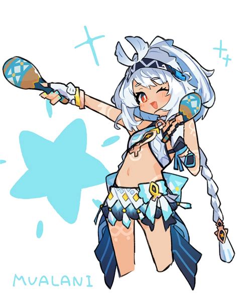 Mualani Genshin Impact Drawn By Xianli Danbooru