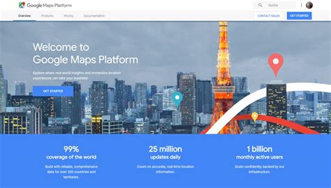 Google Maps Platform Neue Struktur Preisgestaltung für