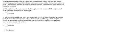 Solved You Work For A Marketing Firm That Has A Large Client