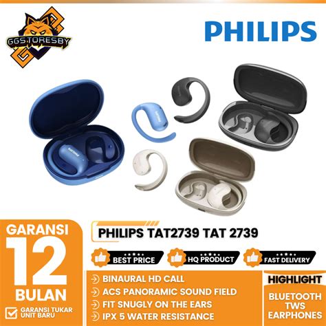 Jual Philips Tat2739 Tat 2739 Open Ear True Wireless Bluetooth Tws ...