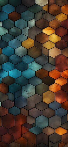 Premium Ai Image Interlocking Straight Edged Polygons Abstract