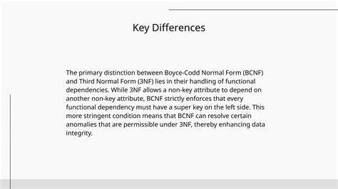 Boyce Codd Normal Form Explained Dbmspptx