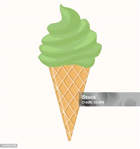 말차 아이스크림 아이콘 고립 된 벡터 스티커 엽서 노트북 0명에 대한 스톡 벡터 아트 및 기타 이미지 0명 과일 냉동 요구르트 Istock