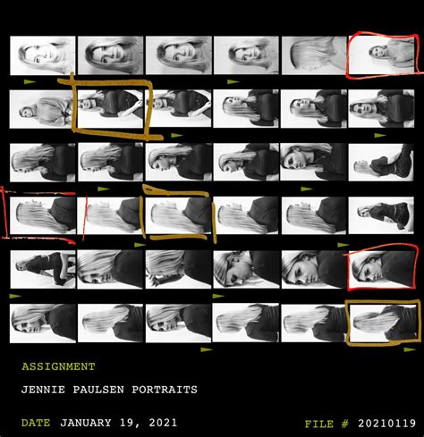 FREE Contact Sheet Template Psd FilterGrade