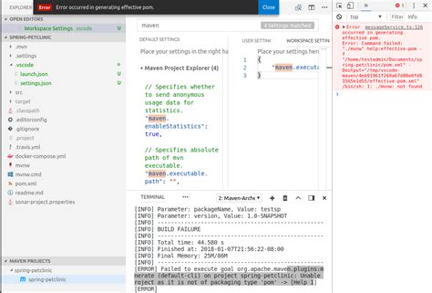 Cant Effective Pom File Using Maven Wrapper · Issue 51 · Eskibear